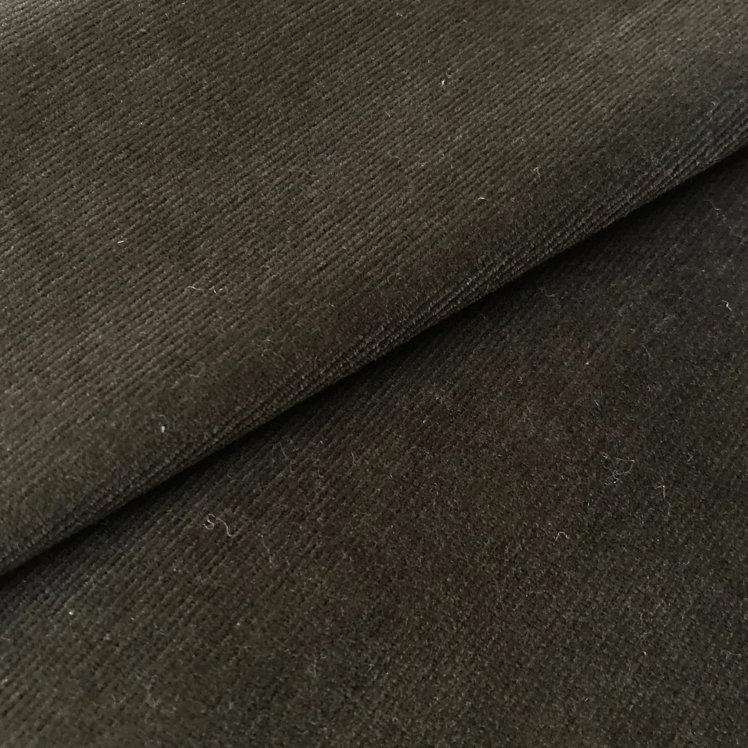 Fabrics Black Micro Corduroy | Recovo
